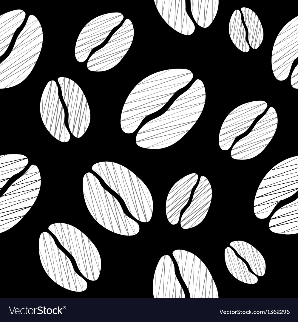 Coffee seamless pattern background Royalty Free Vector Image