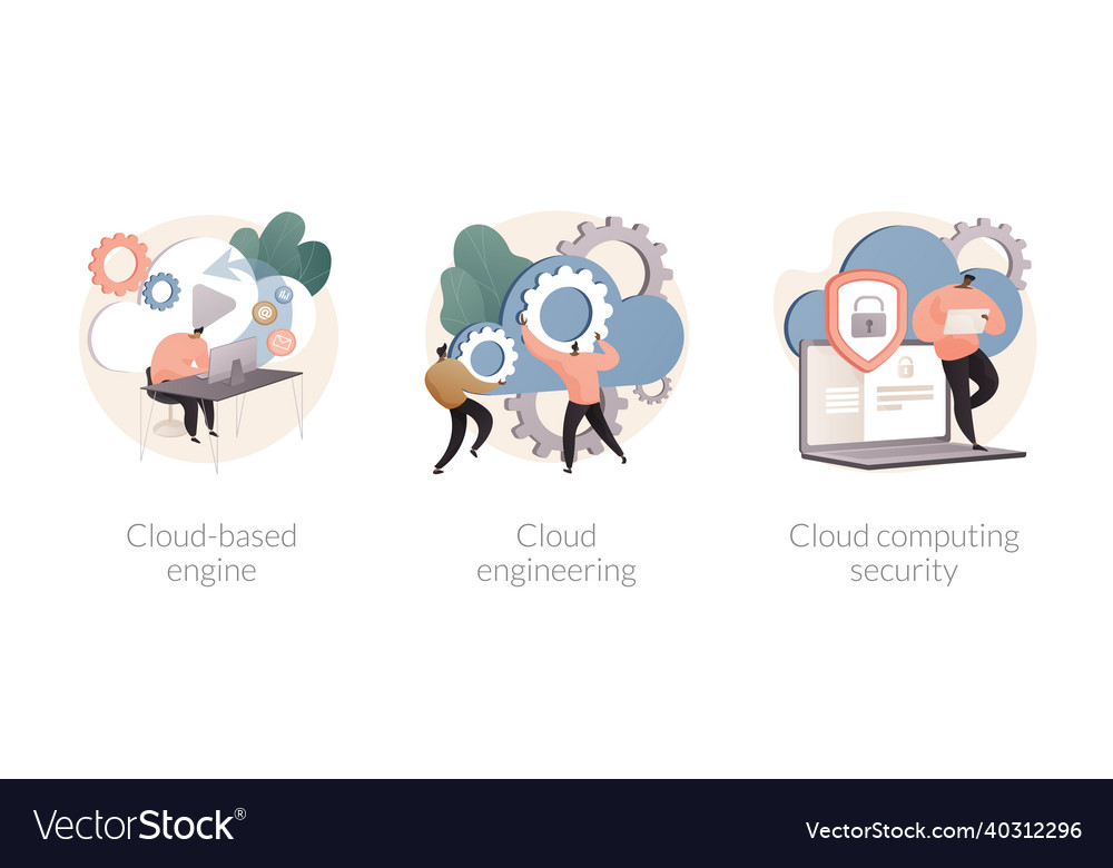 Data Storage Abstract Concept Royalty Free Vector Image