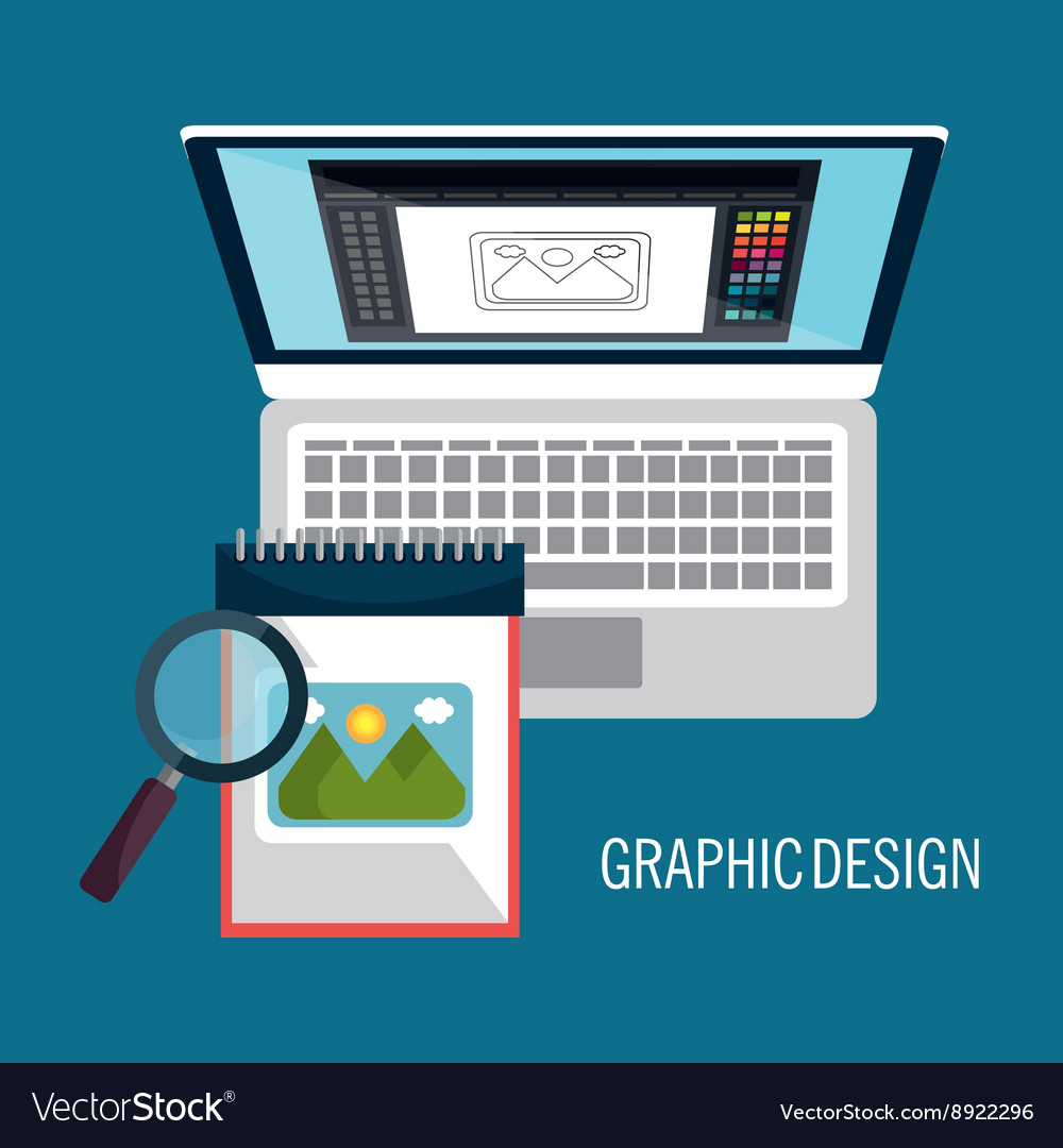 Graphic design concept Royalty Free Vector Image