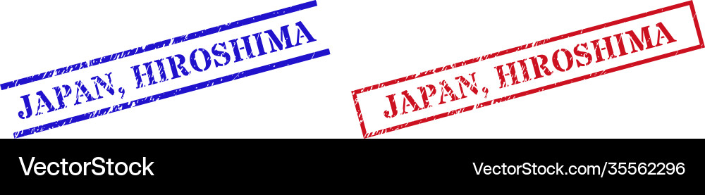 Japan hiroshima grunge rubber stamp watermarks Vector Image