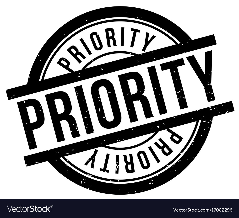 Priority rubber stamp Royalty Free Vector Image