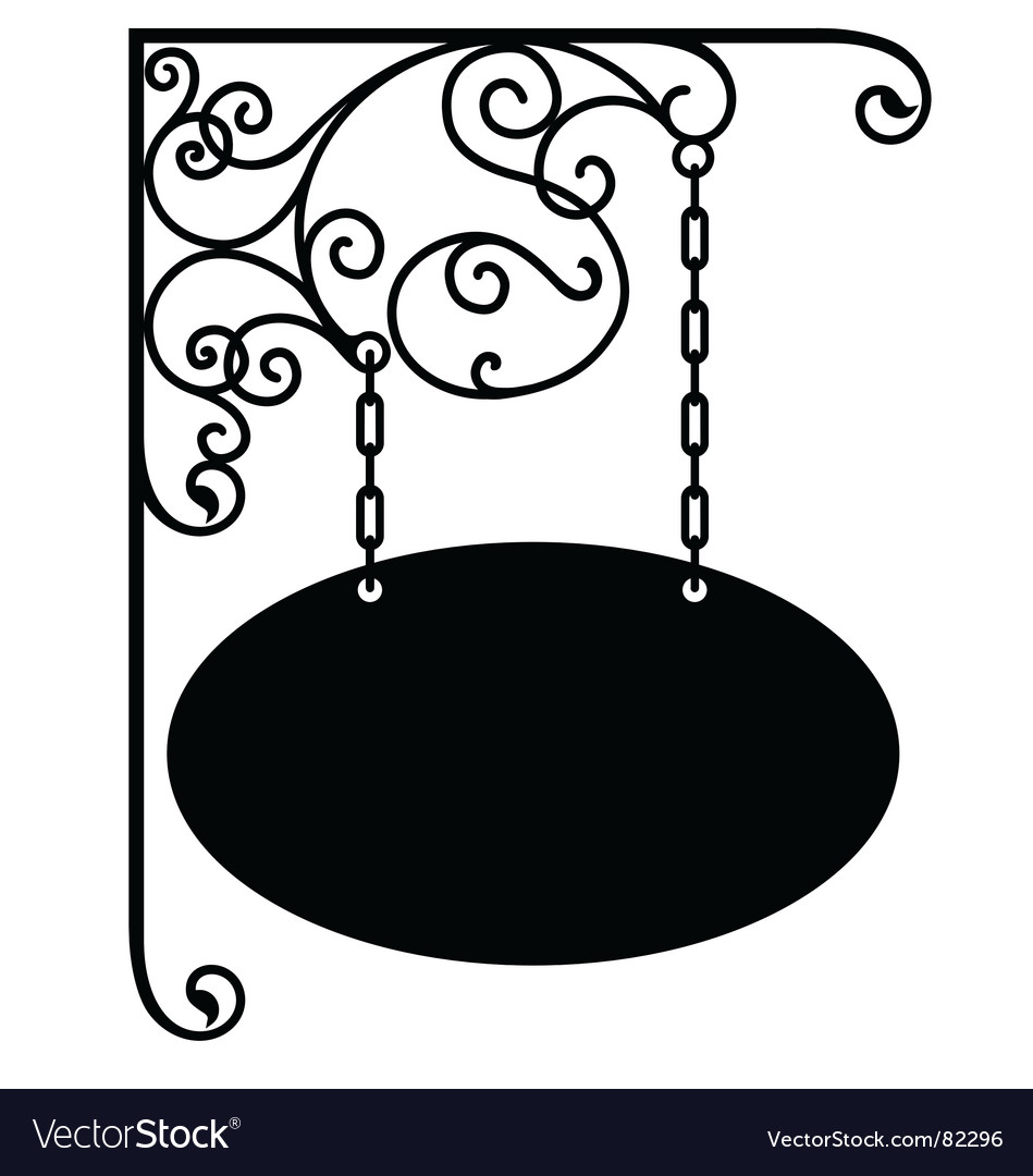 Sign bracket Royalty Free Vector Image - VectorStock