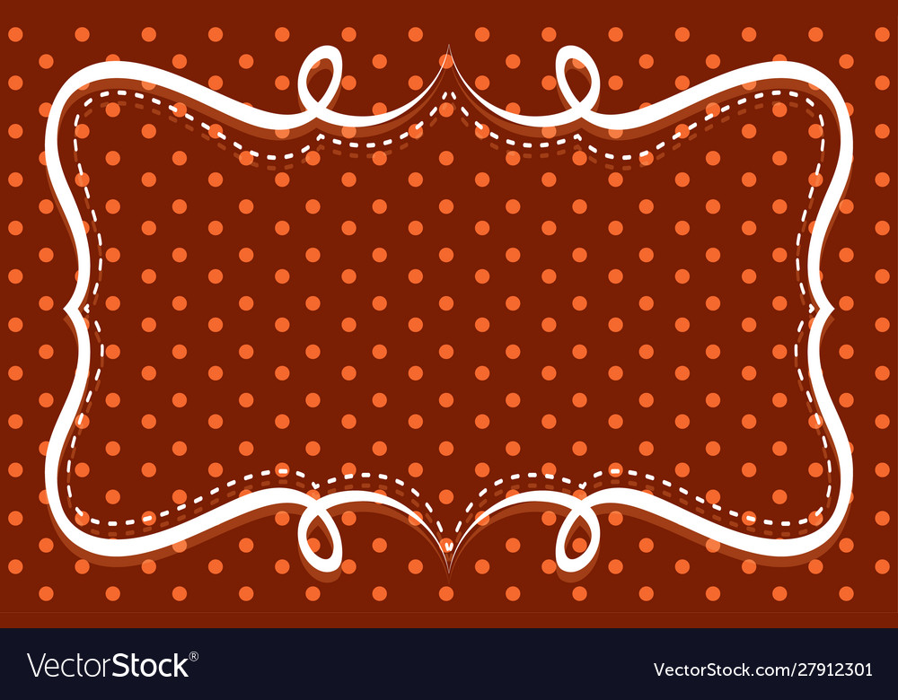 Background template with polka dot patterns Vector Image