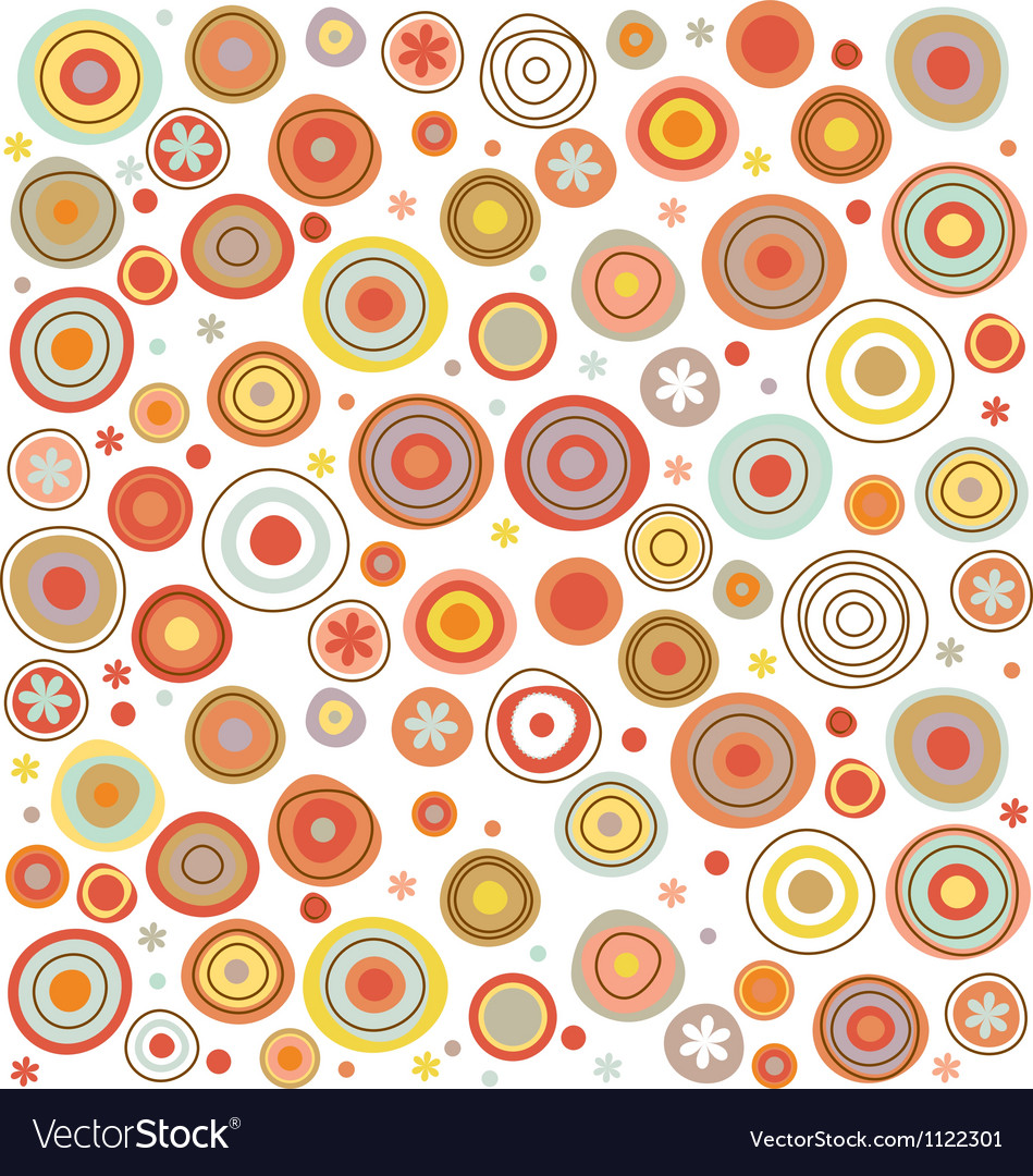 Circles pattern Royalty Free Vector Image - VectorStock