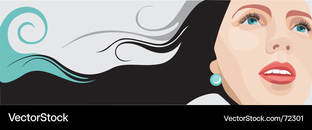Fashion model girl Royalty Free Vector Image - VectorStock