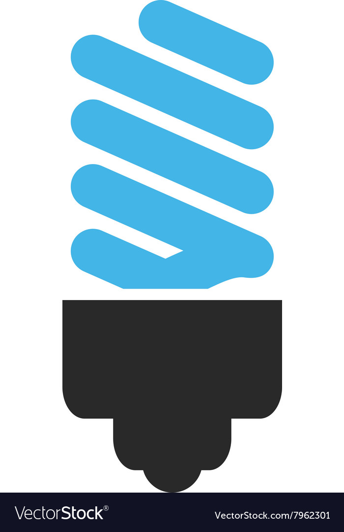 Fluorescent bulb flat pictograph Royalty Free Vector Image Fluorescent bulb flat pictograph Royalty Free Vector Image