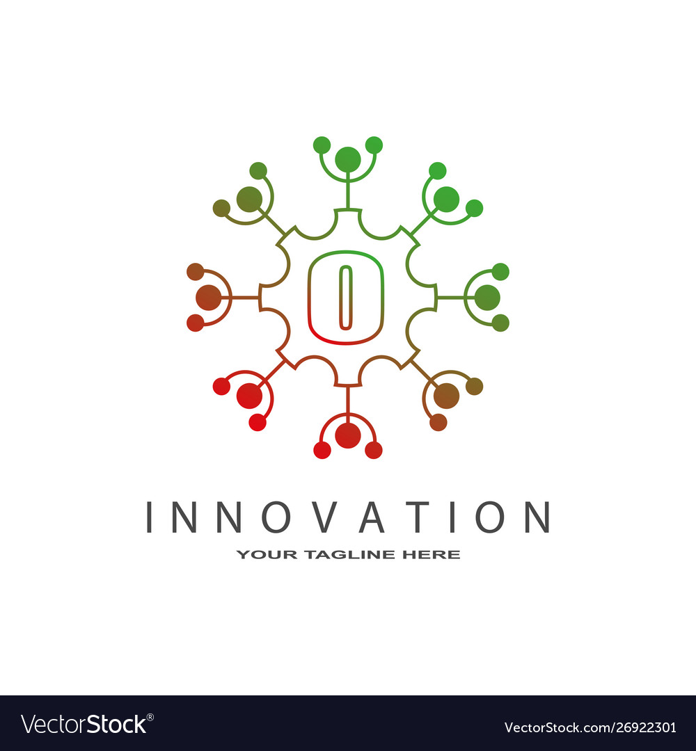 Future technology logo Royalty Free Vector Image