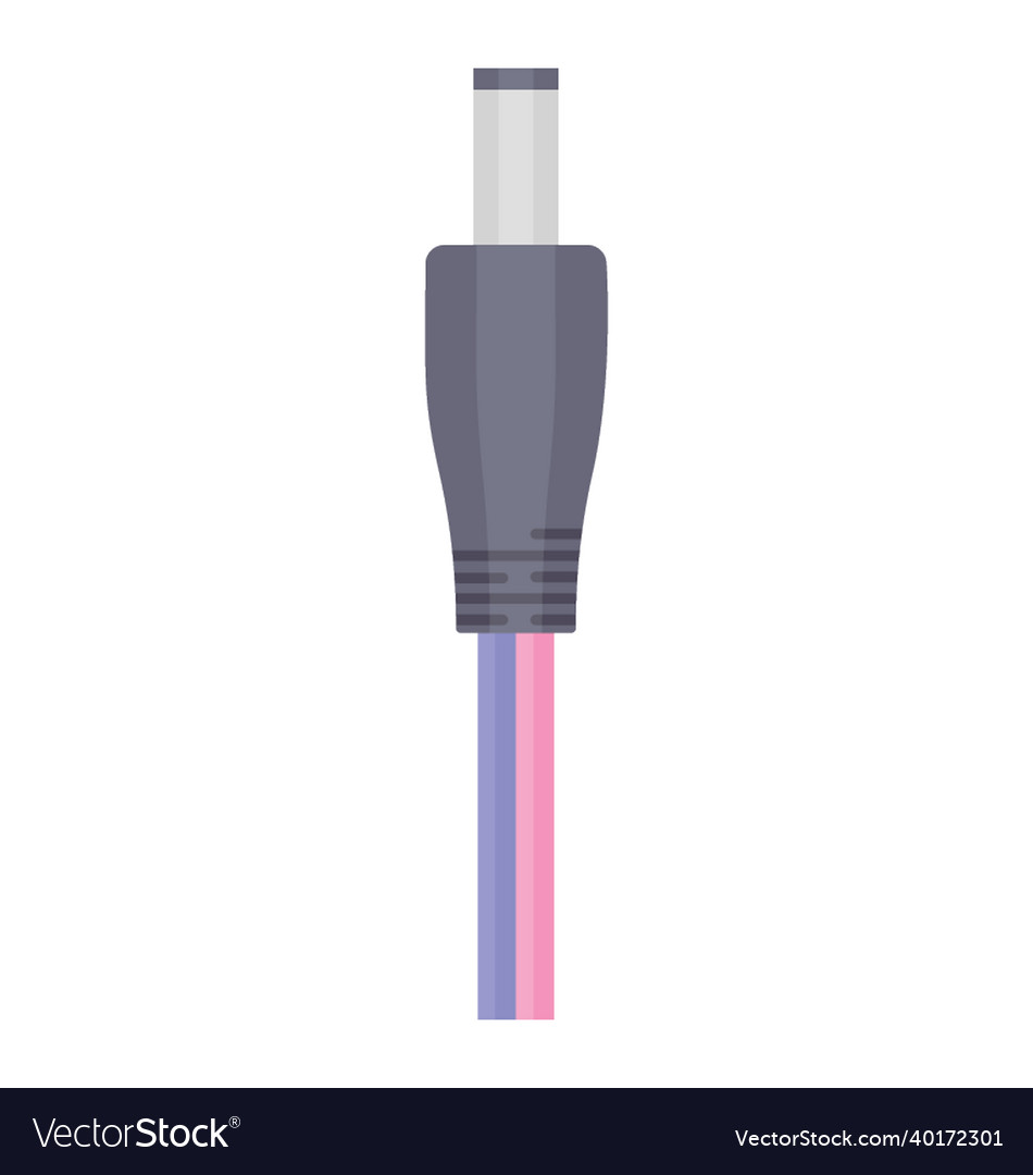 Laptop cable Royalty Free Vector Image - VectorStock