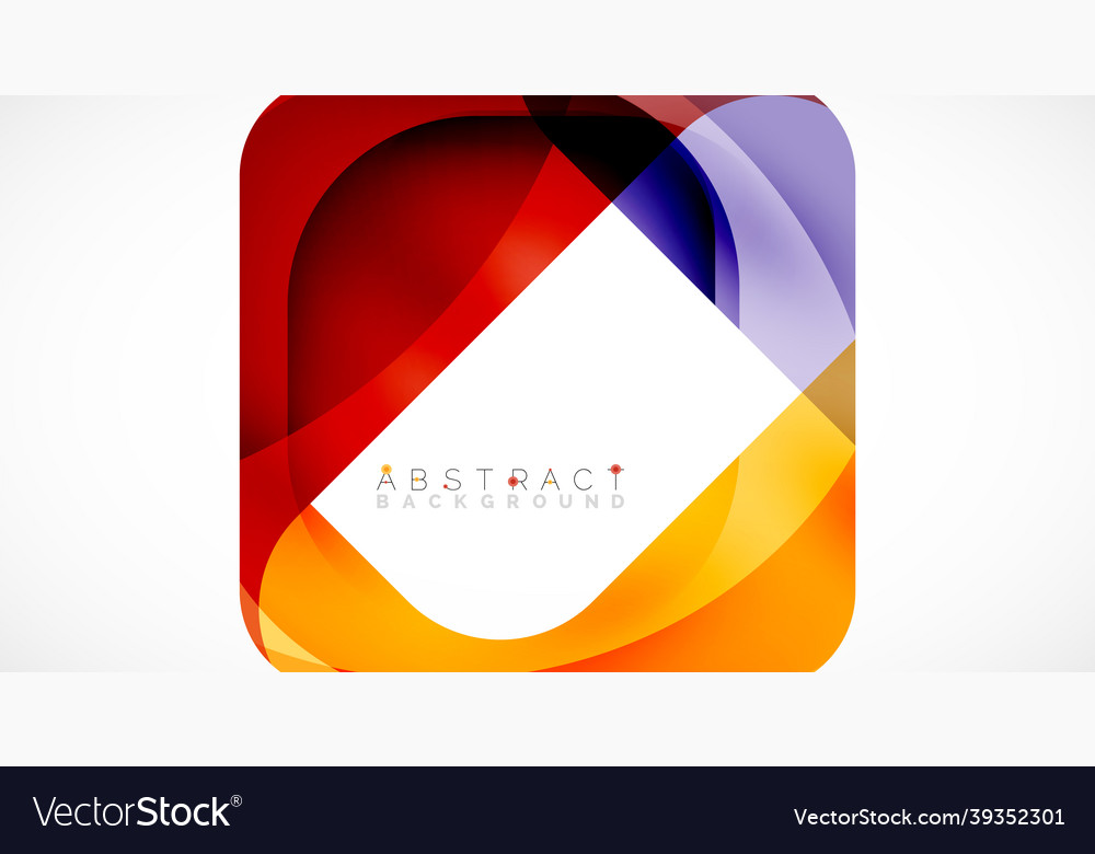 Minimal background abstract square shape Vector Image