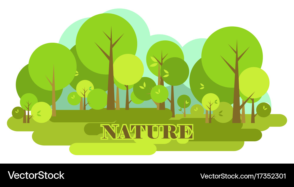Nature of the environment Royalty Free Vector Image