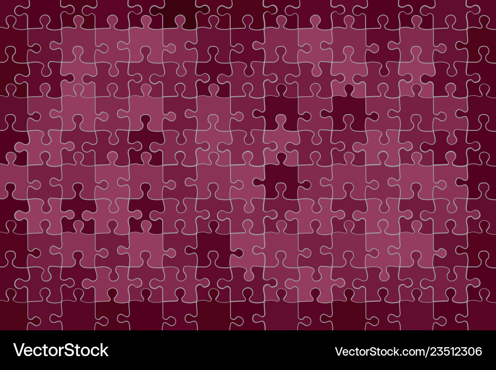 Burgundy grunge puzzle background Royalty Free Vector Image