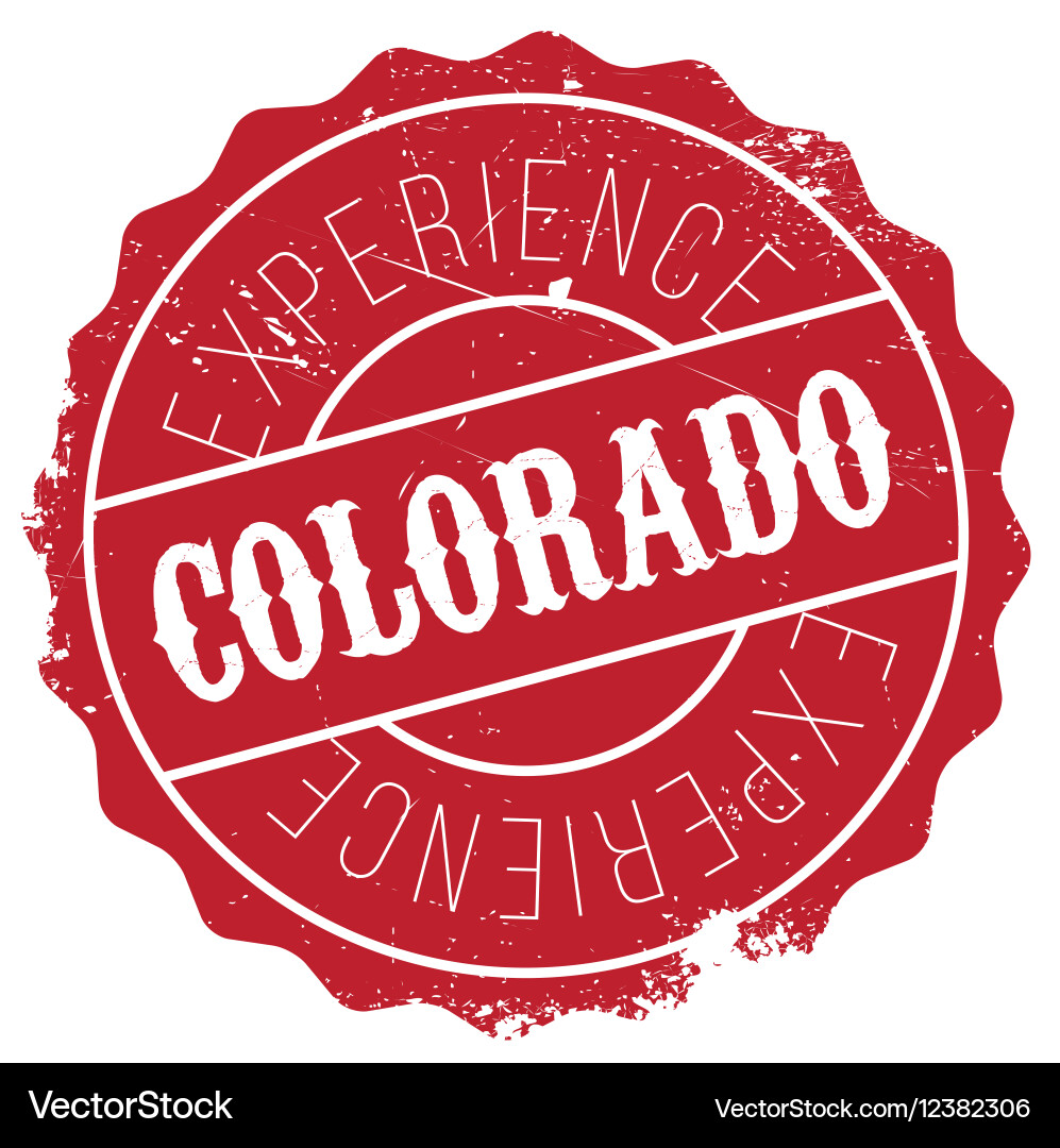 Colorado stamp rubber grunge Royalty Free Vector Image