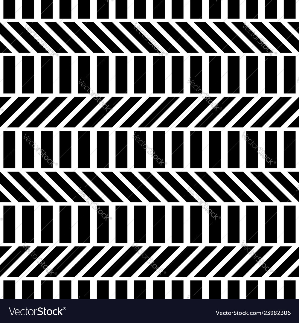 Design seamless monochrome zigzag pattern Vector Image