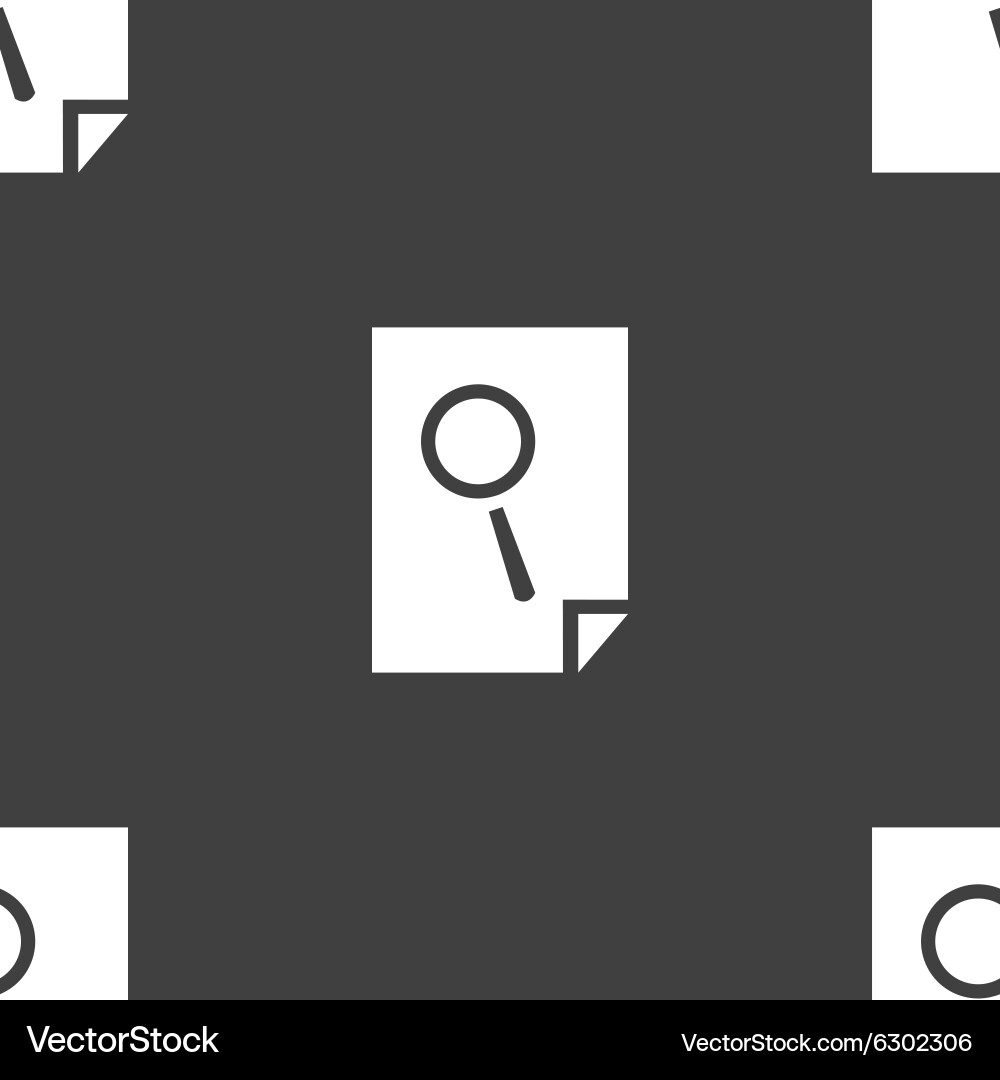 Search in file sign icon find document symbol Vector Image