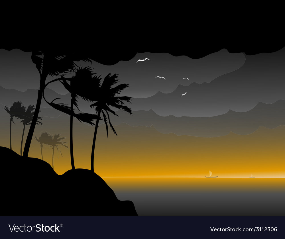 Storm Royalty Free Vector Image - VectorStock