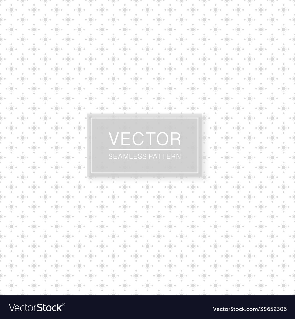Stylish seamless dotted pattern - simple Vector Image