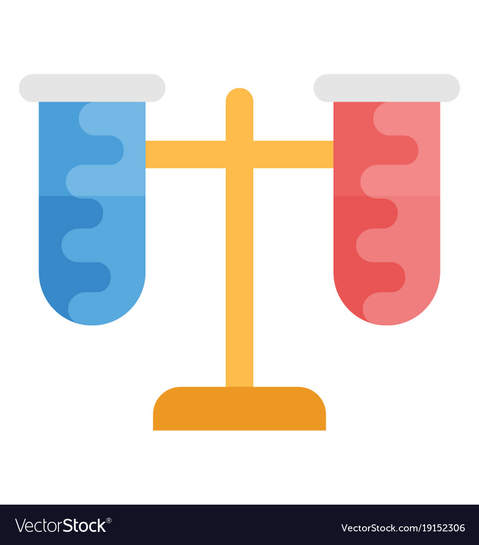 Test flask Royalty Free Vector Image - VectorStock