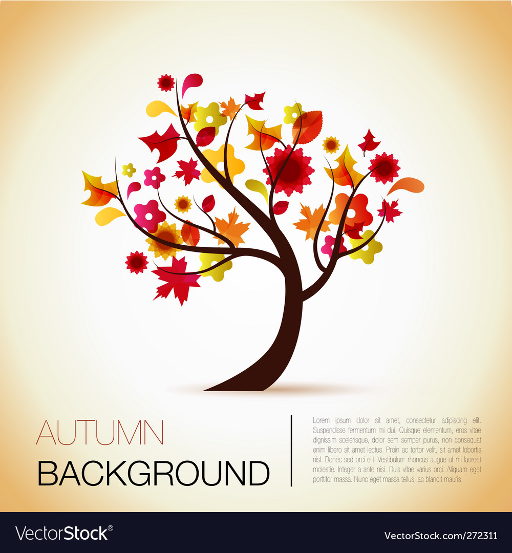 Abstract tree Royalty Free Vector Image - VectorStock