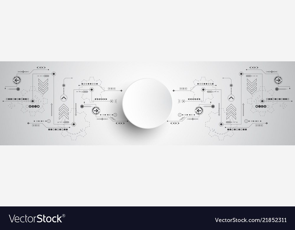 Background in the concept of technology Royalty Free Vector