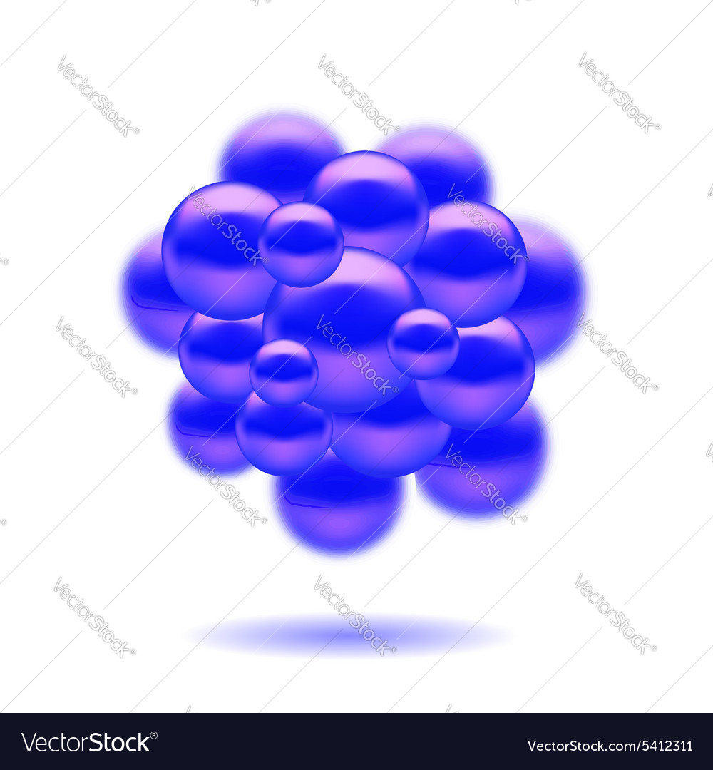 Molecular structure Royalty Free Vector Image - VectorStock