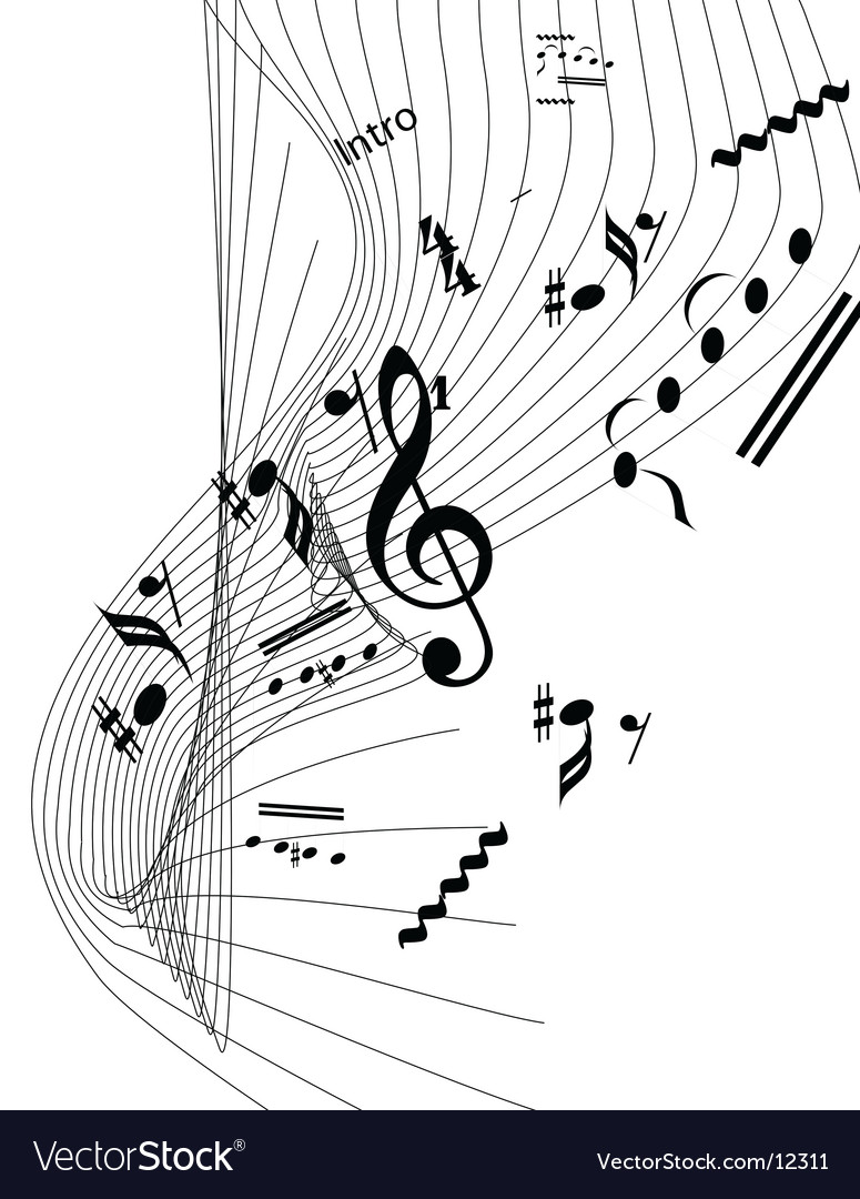 Musical notes Royalty Free Vector Image - VectorStock