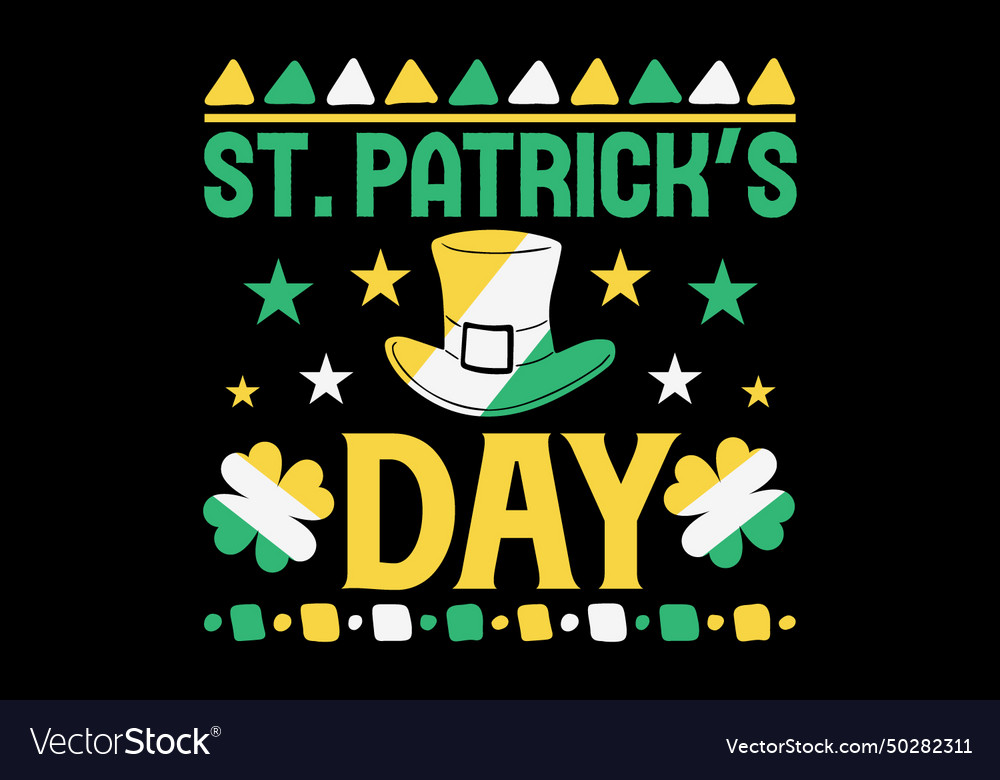 St Patricks Day Royalty Free Vector Image Vectorstock