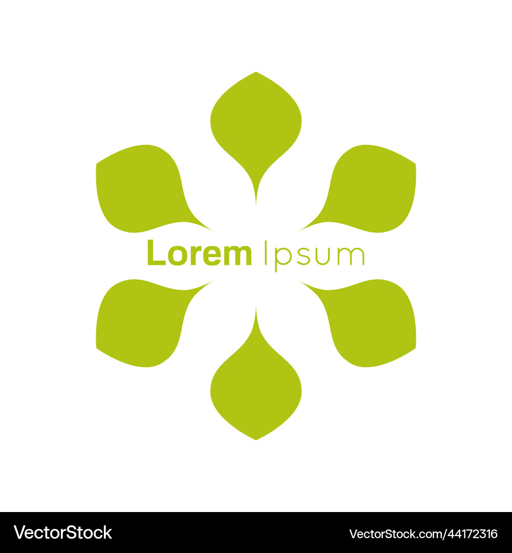 Abstract logo design Royalty Free Vector Image