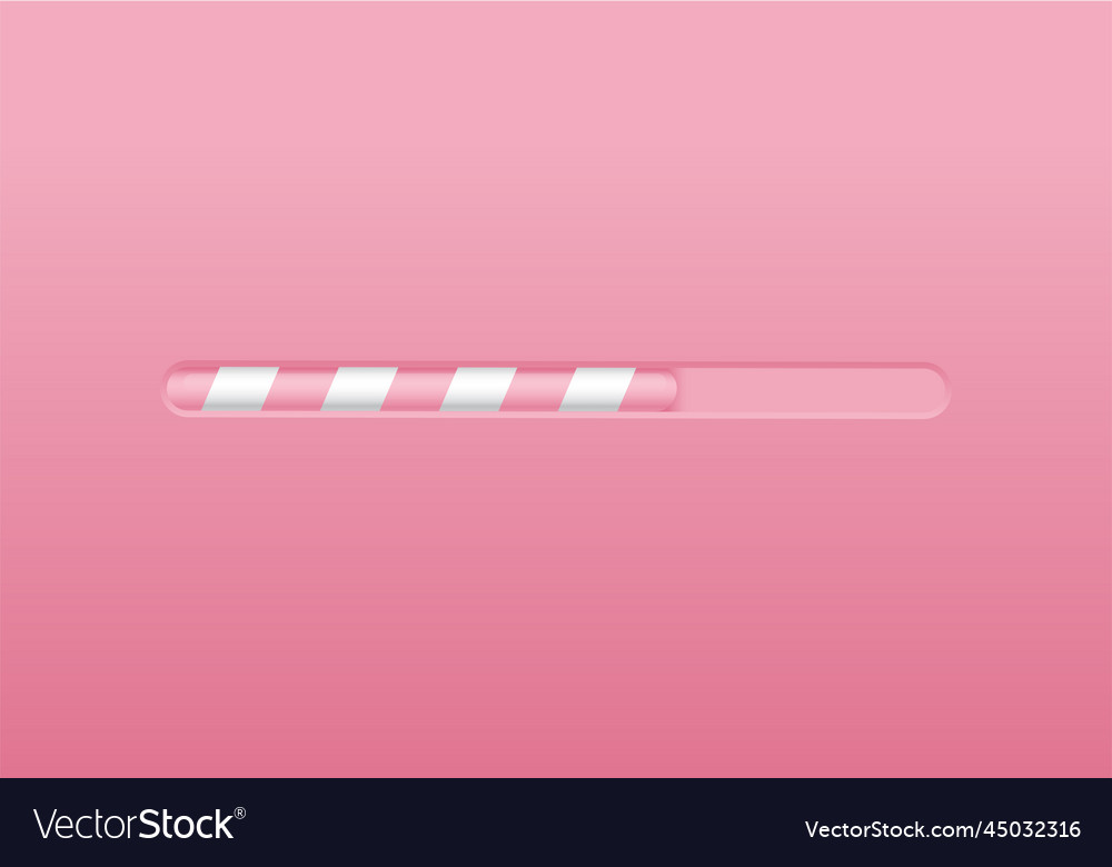 Candy styled loading bar design Royalty Free Vector Image