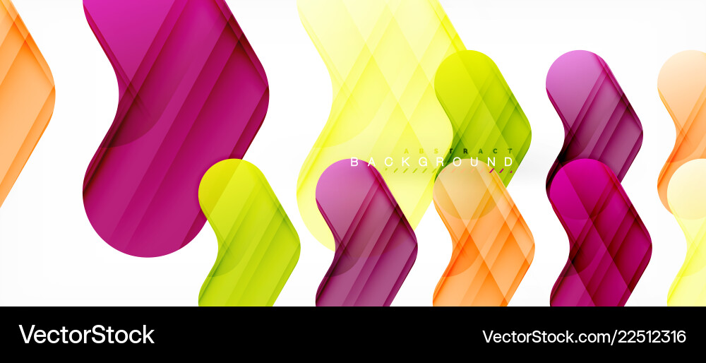 Colorful glossy arrows abstract background Vector Image