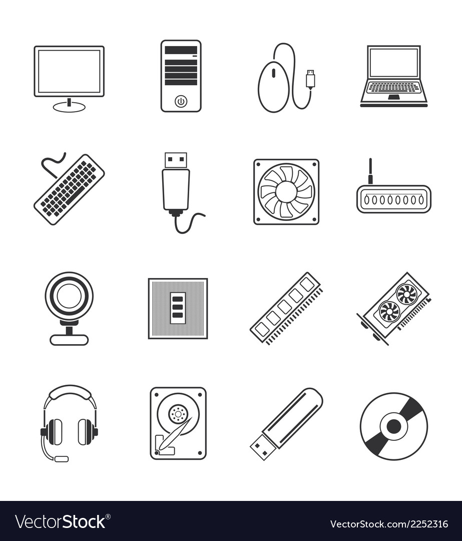 Computer icons Royalty Free Vector Image - VectorStock