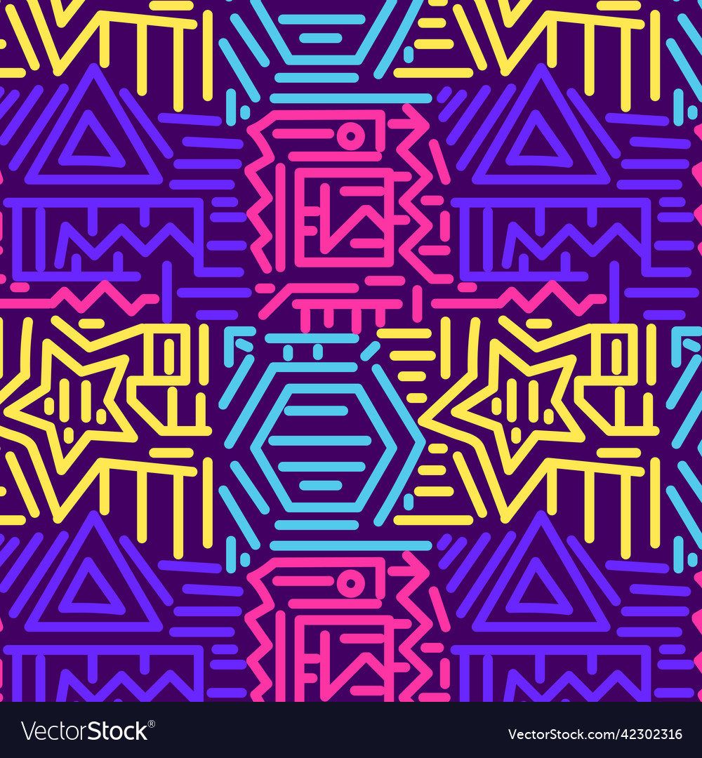 Funky pattern Royalty Free Vector Image - VectorStock