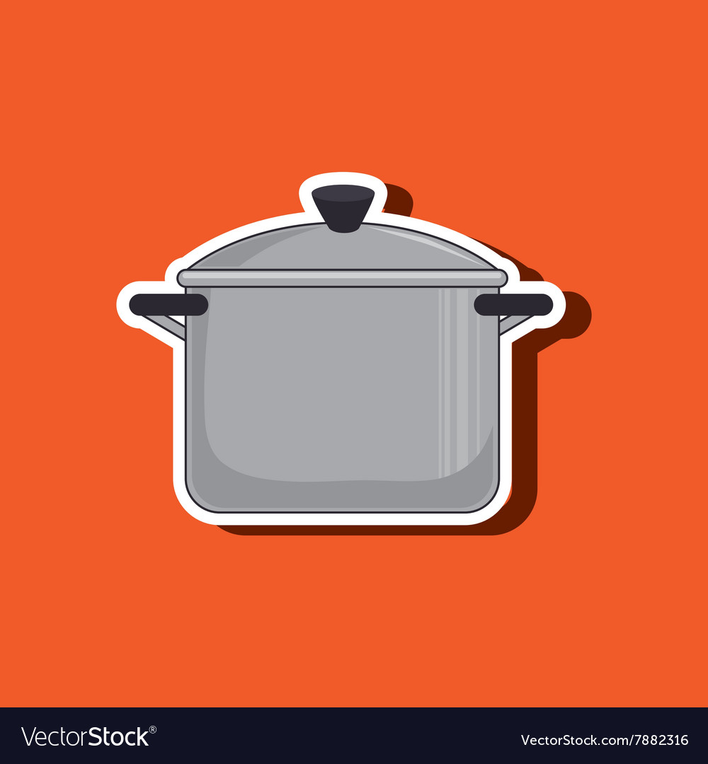 Kitchen pot design Royalty Free Vector Image - VectorStock
