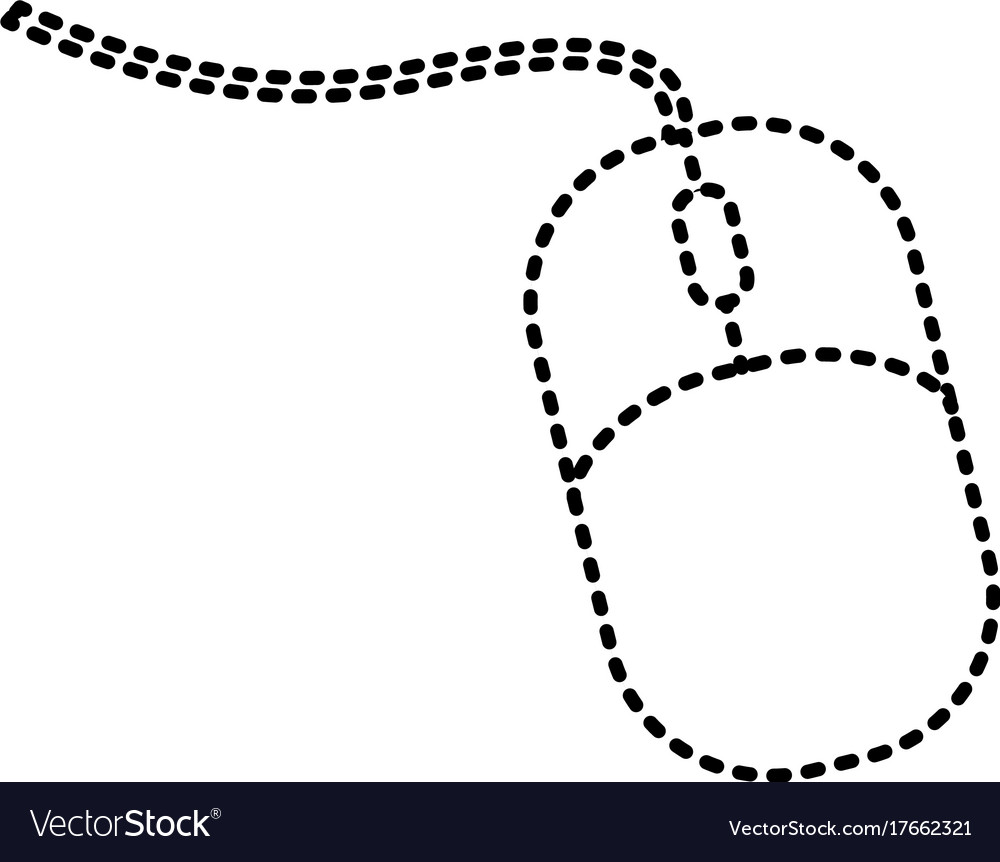 Cursor mouse sticker Royalty Free Vector Image