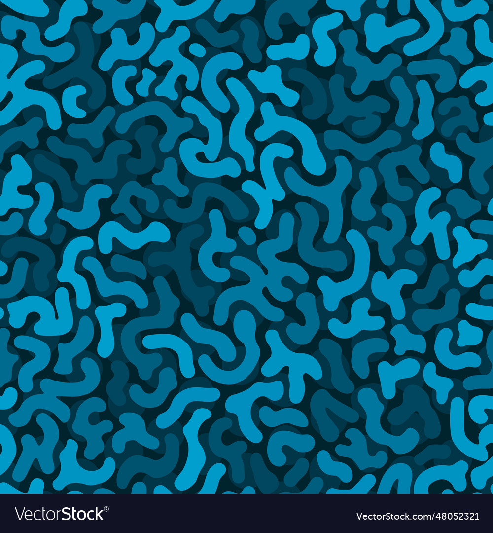 Hand drawn denim blue monochrome purifier Vector Image