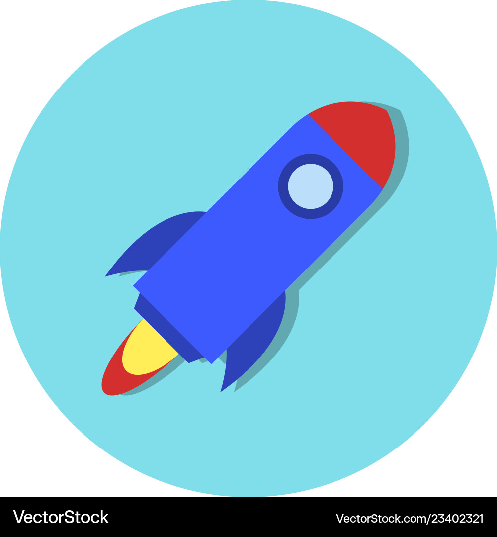 Launch icon Royalty Free Vector Image - VectorStock