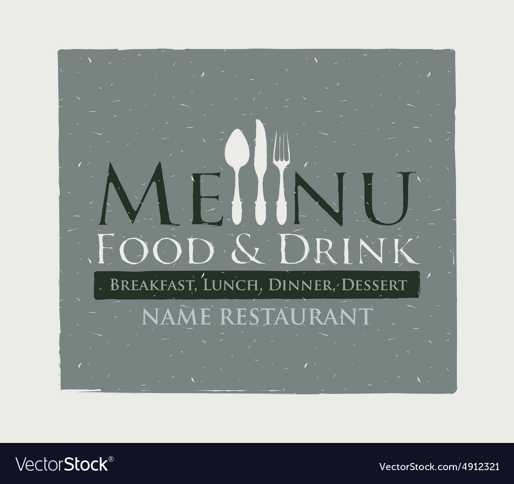 Menu Royalty Free Vector Image - VectorStock