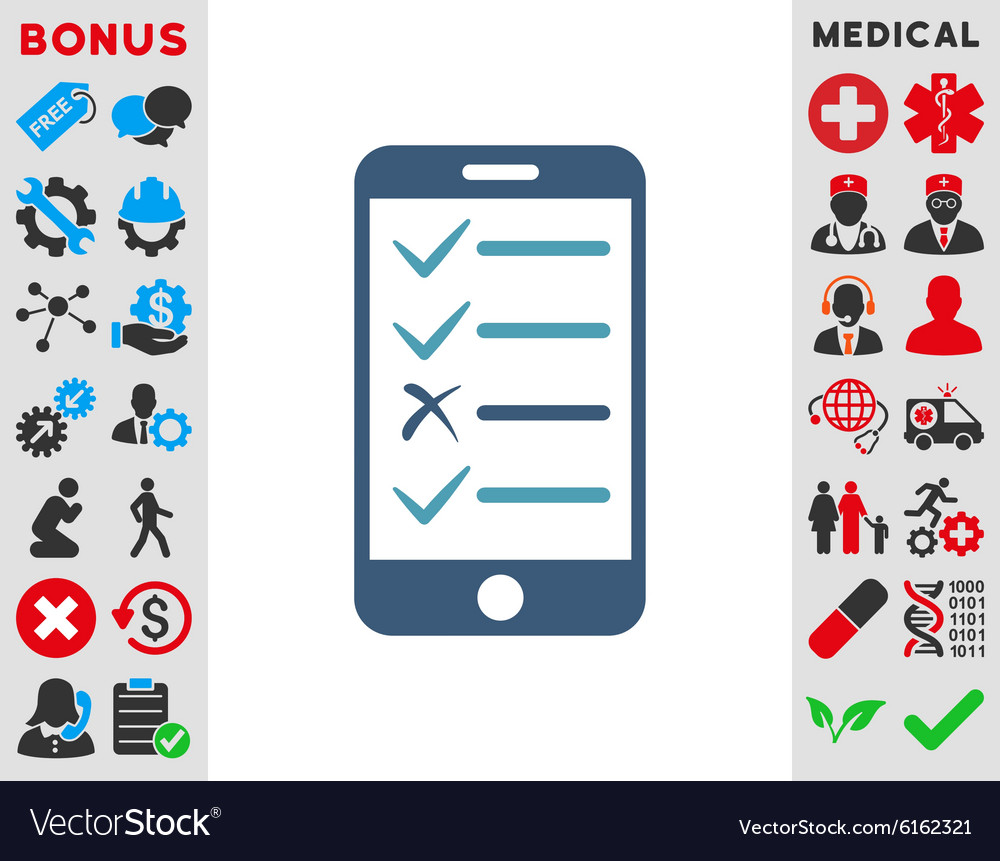 Mobile test icon Royalty Free Vector Image - VectorStock