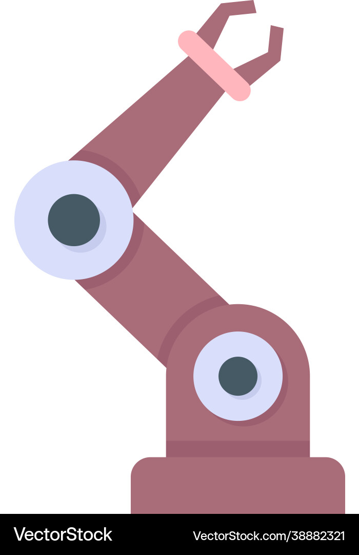 Robotic arm Royalty Free Vector Image - VectorStock