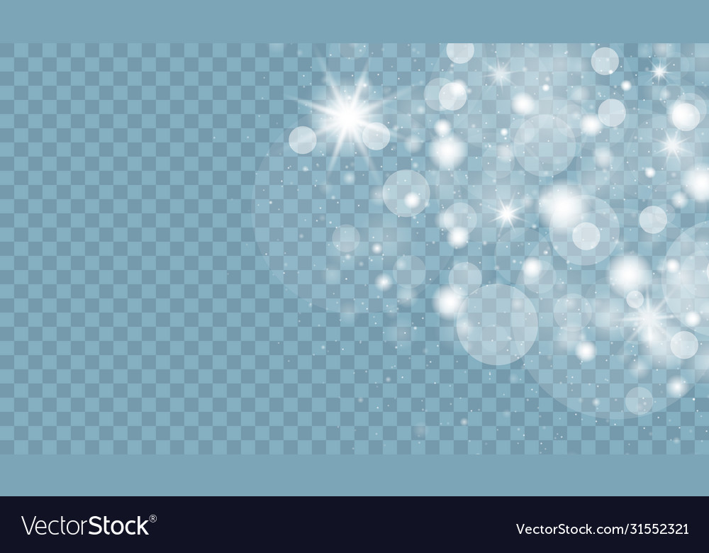 Sparkling dust particles Royalty Free Vector Image