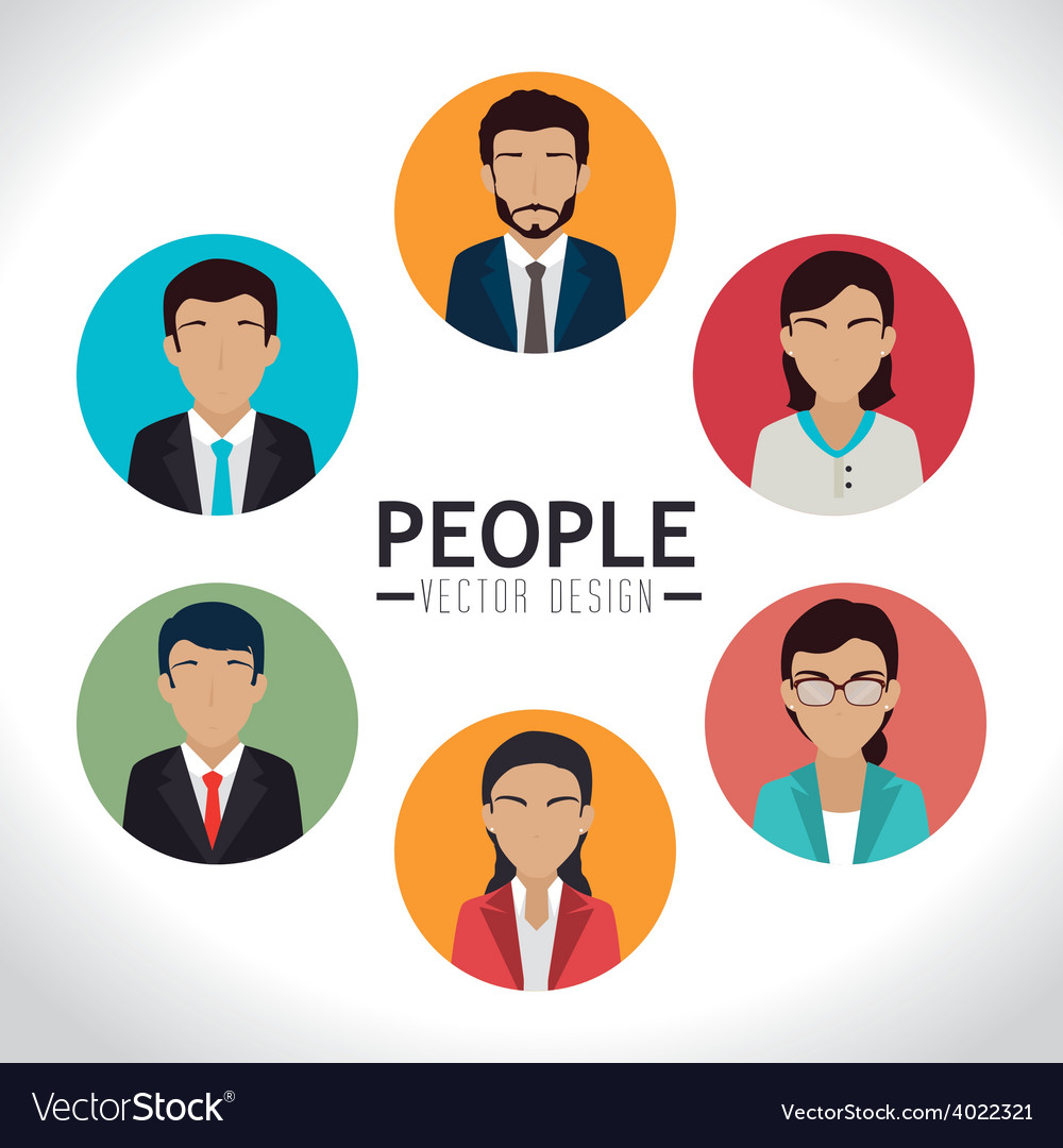 Teamwork design Royalty Free Vector Image - VectorStock