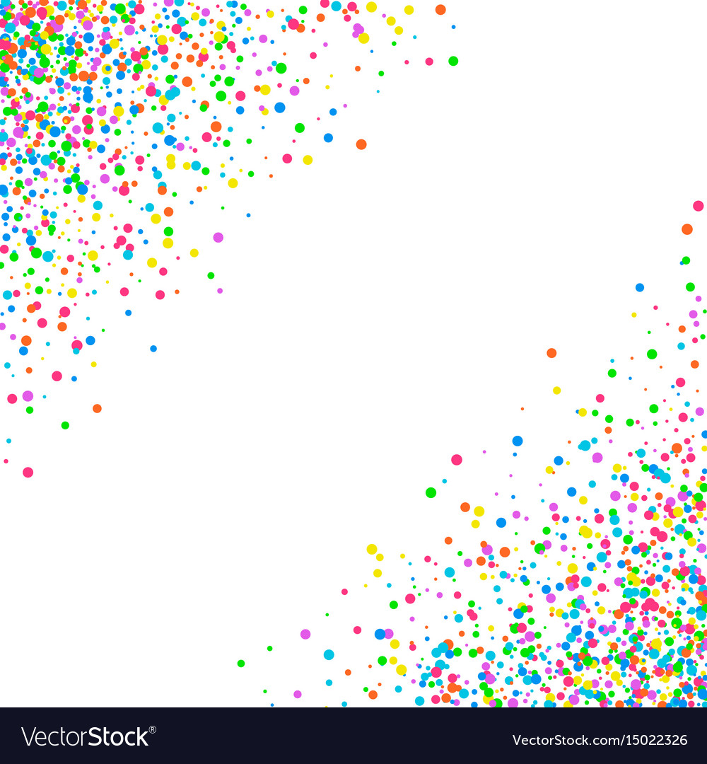 Abstract pattern confetti Royalty Free Vector Image