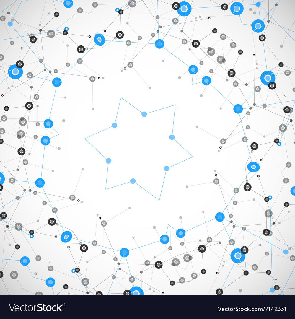 Background pattern network design dots Royalty Free Vector