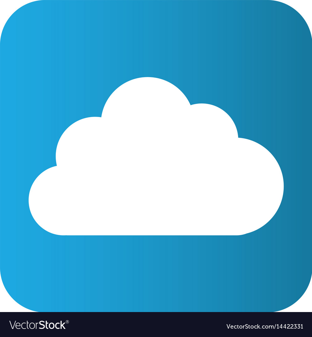 Cloud icon image Royalty Free Vector Image - VectorStock