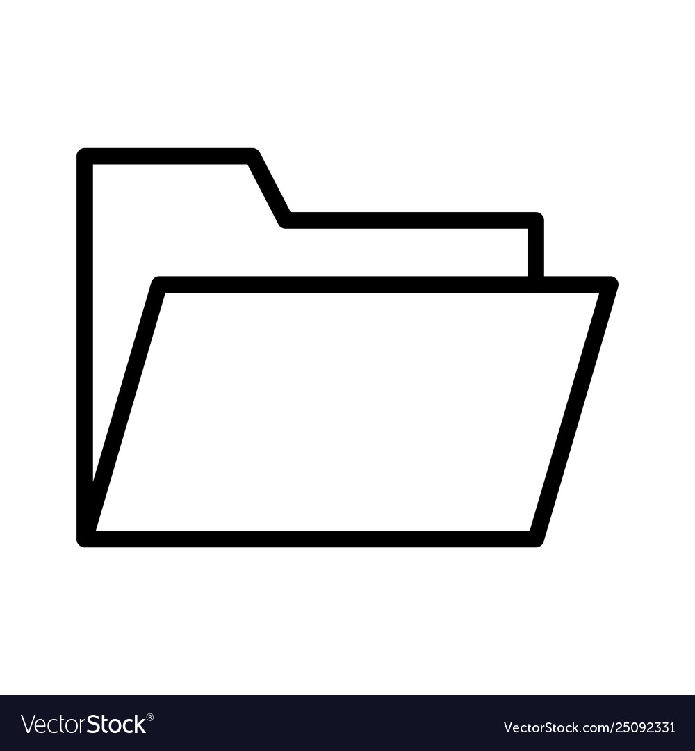 Folder Royalty Free Vector Image - VectorStock