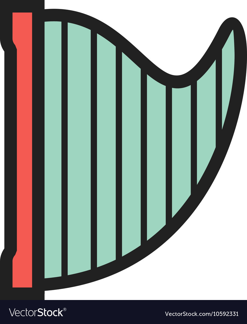 Harp Royalty Free Vector Image - VectorStock