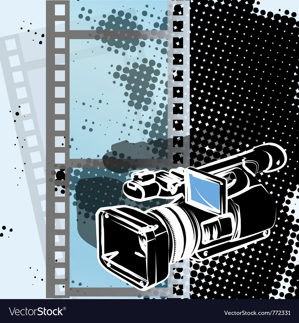 Video camera Royalty Free Vector Image - VectorStock