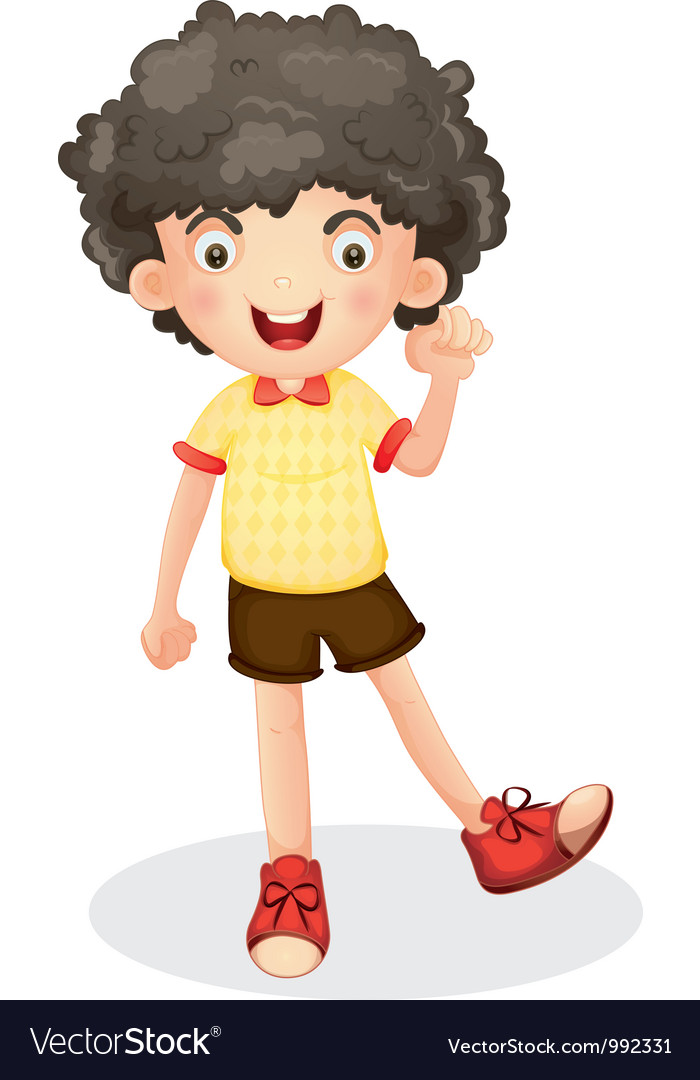 Young boy Royalty Free Vector Image - VectorStock