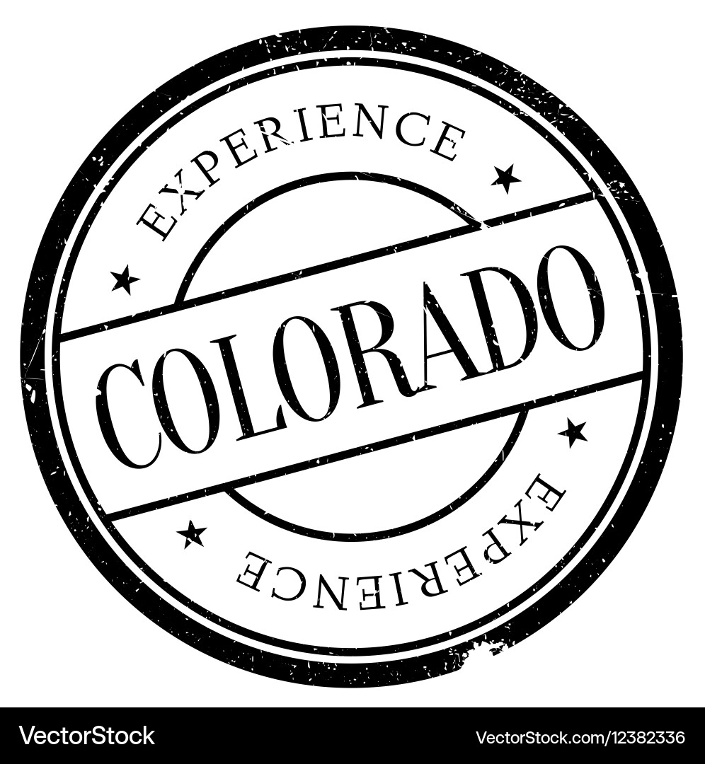 Colorado stamp rubber grunge Royalty Free Vector Image