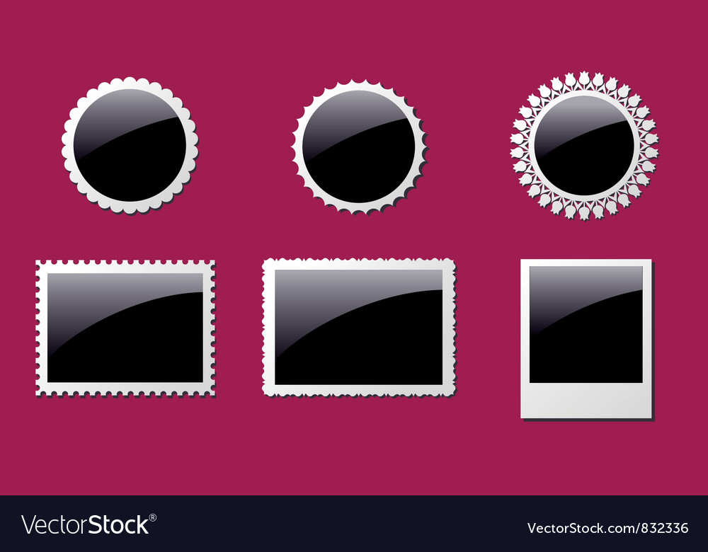 Foto frame Royalty Free Vector Image - VectorStock