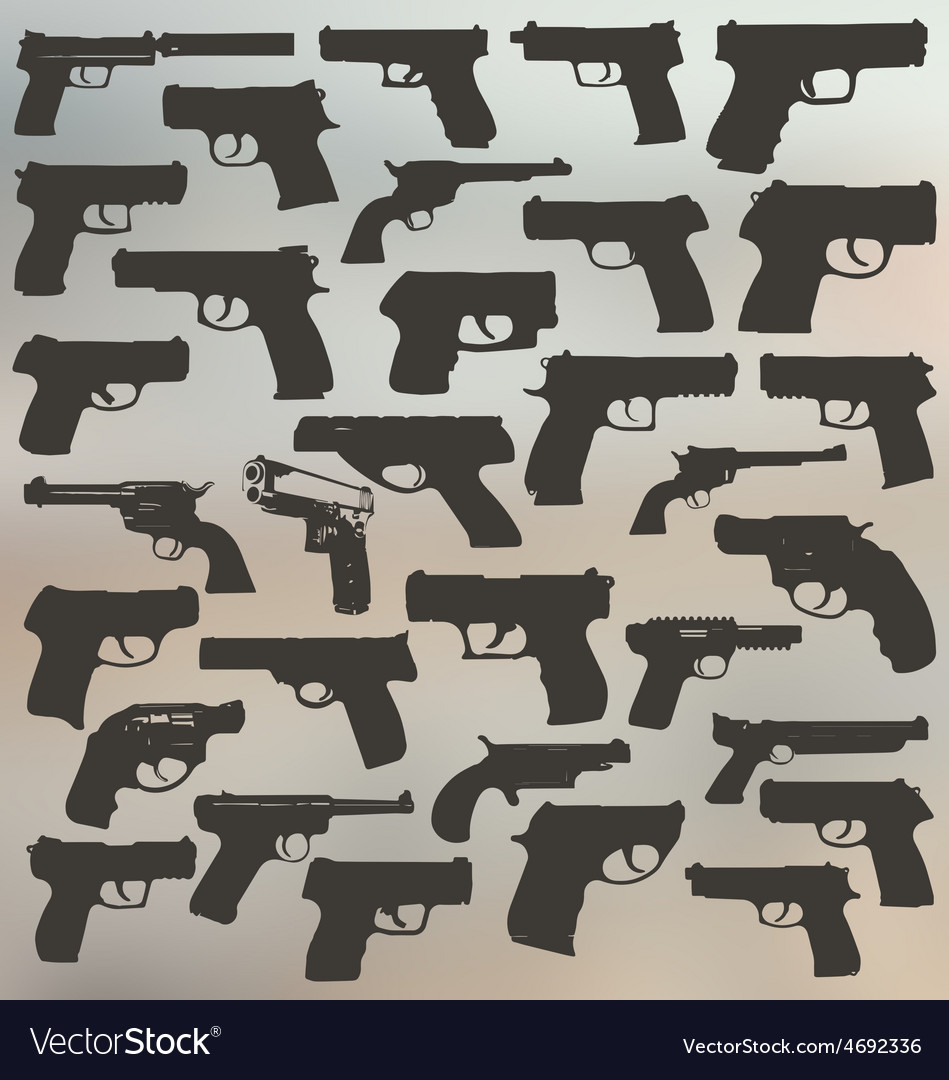 Guns Royalty Free Vector Image - VectorStock